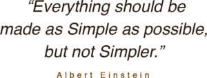 Simplify Optics – “Everything should be made as Simple as possible, but ...